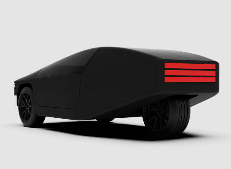 3D printable driverless car with three wheels cruises on the road using ...
