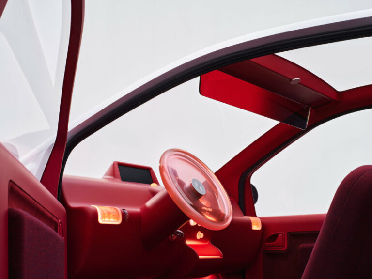 interview: sabine marcelis reimagines renault's iconic 1993 twingo as translucent electric car