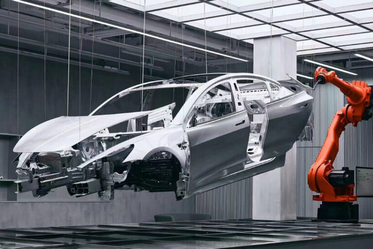 first tesla ‘giga lab’ in china shows how its electric cars are built ...