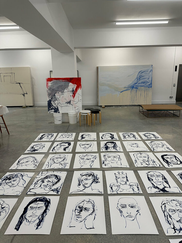 tracey emin carves women portraits for NPG's new doors in london