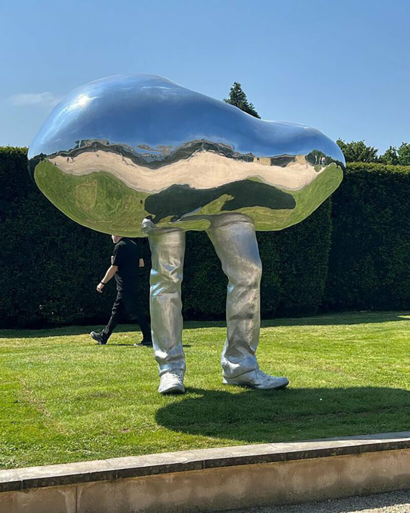 'trap of the truth' by erwin wurm' opens at yorkshire sculpture park