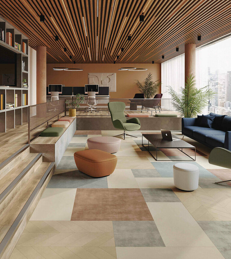 mix and match luxury vinyl tiles with amtico signature collection