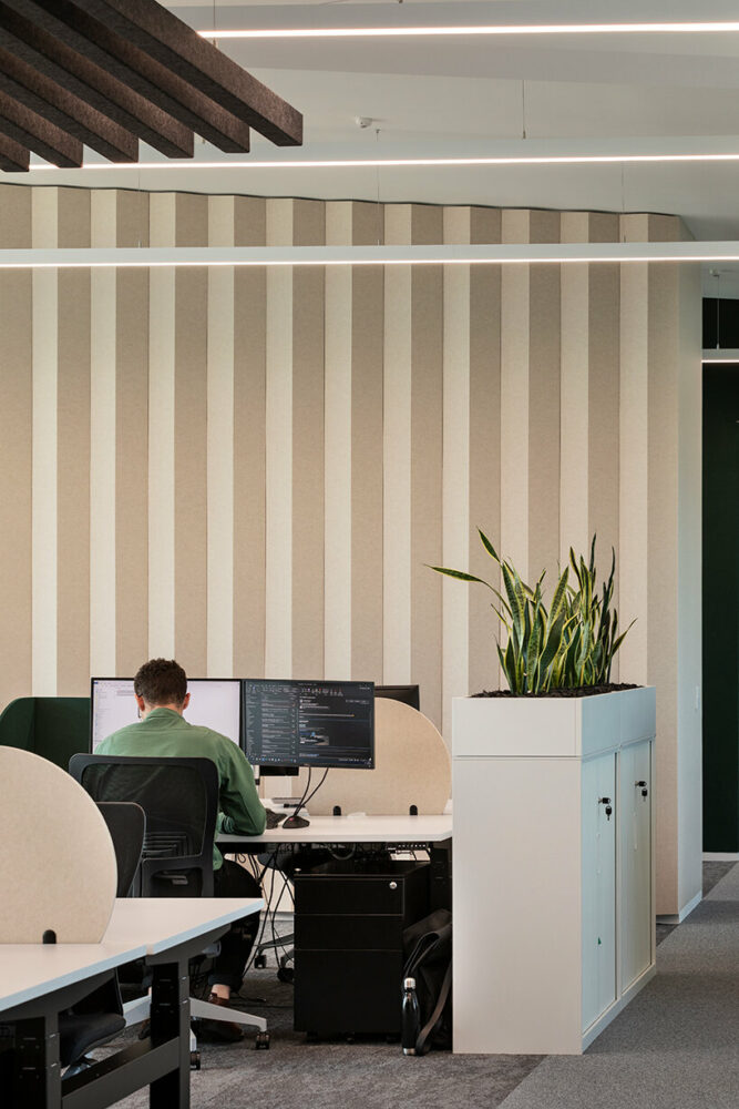 autex reimagines acoustic systems with three-dimensional lanes