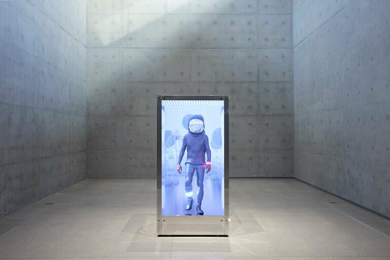 beeple's wandering digital astronaut lands in the US for its debut in ...