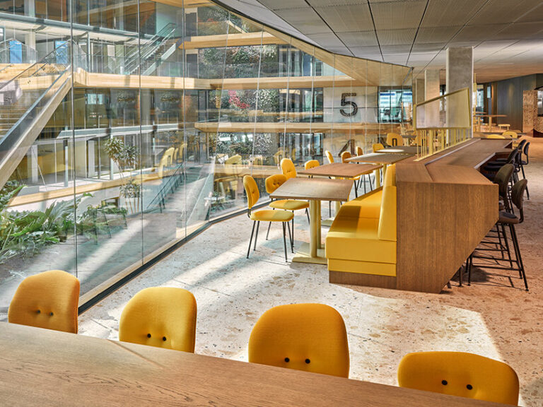 studio modijefsky brings playgrounds to booking.com city campus