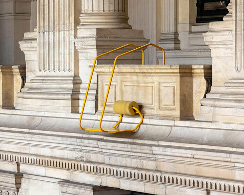 stone spray robot produces architecture from soil