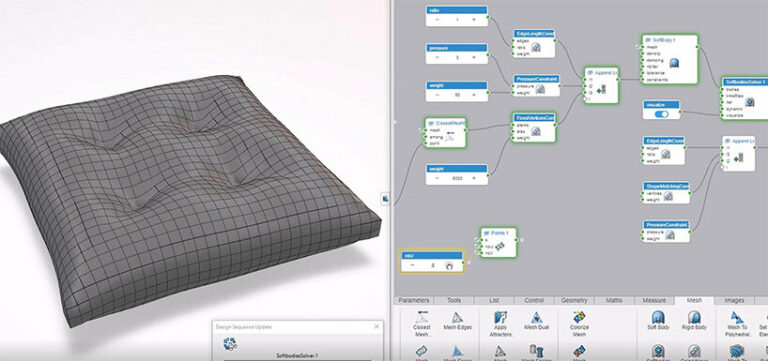 dassault systemès' CATIA visual scripting extends algorithmic design