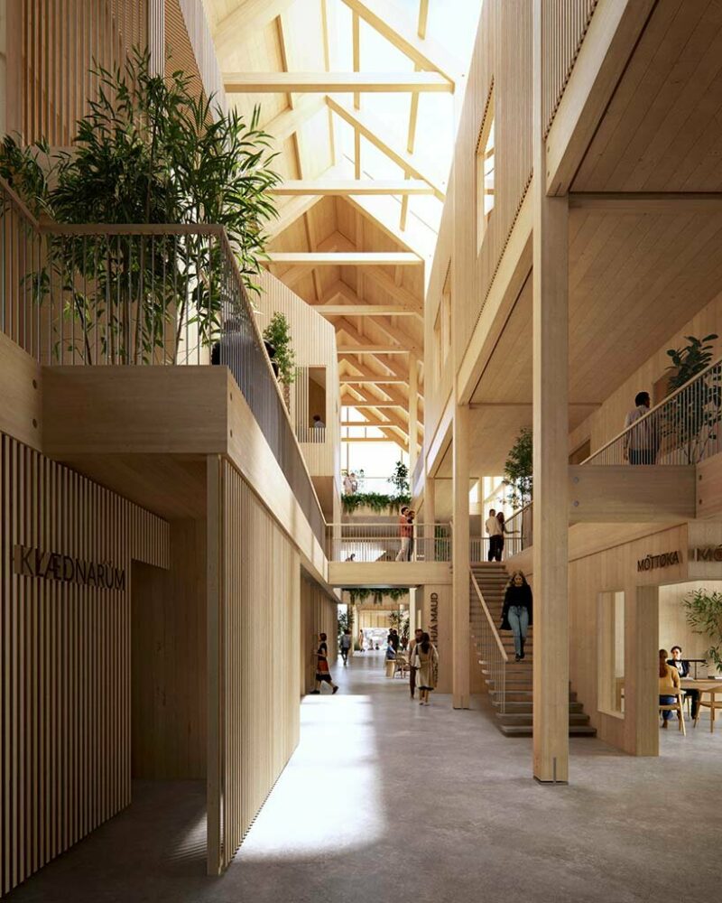 henning larsen to extend faroe islands university with mass timber