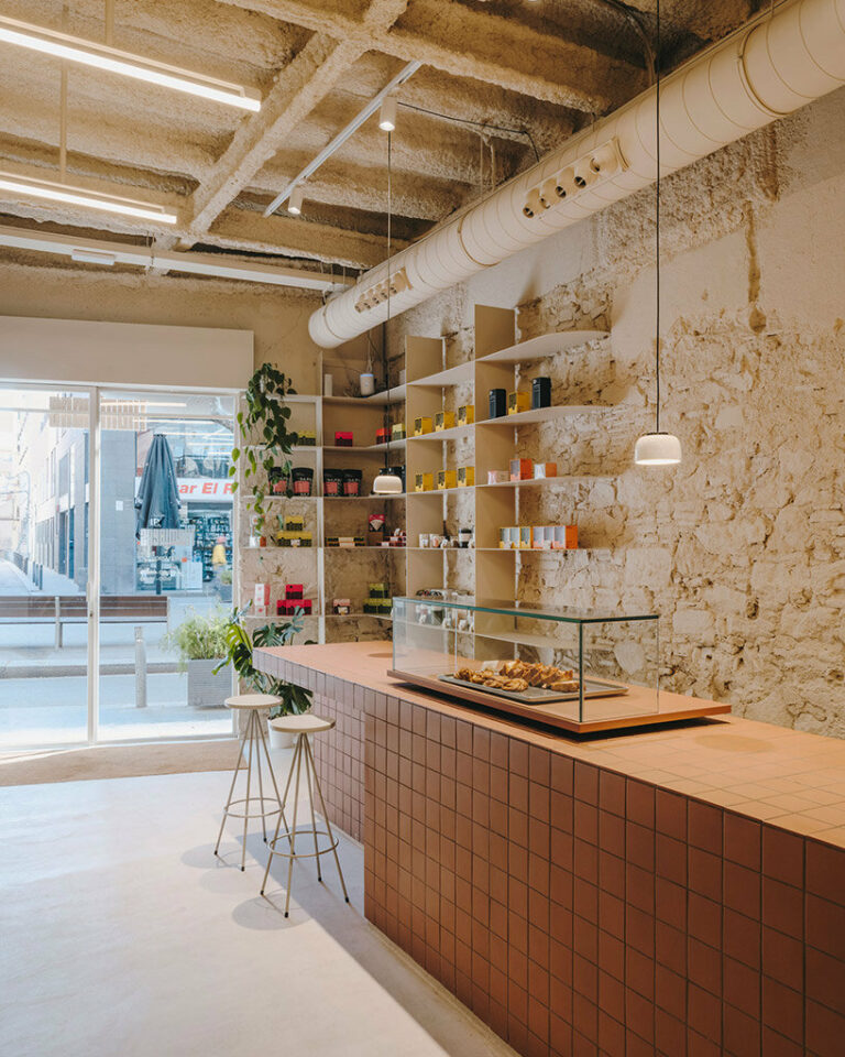 miners café opens in barcelona with interiors by isern serra