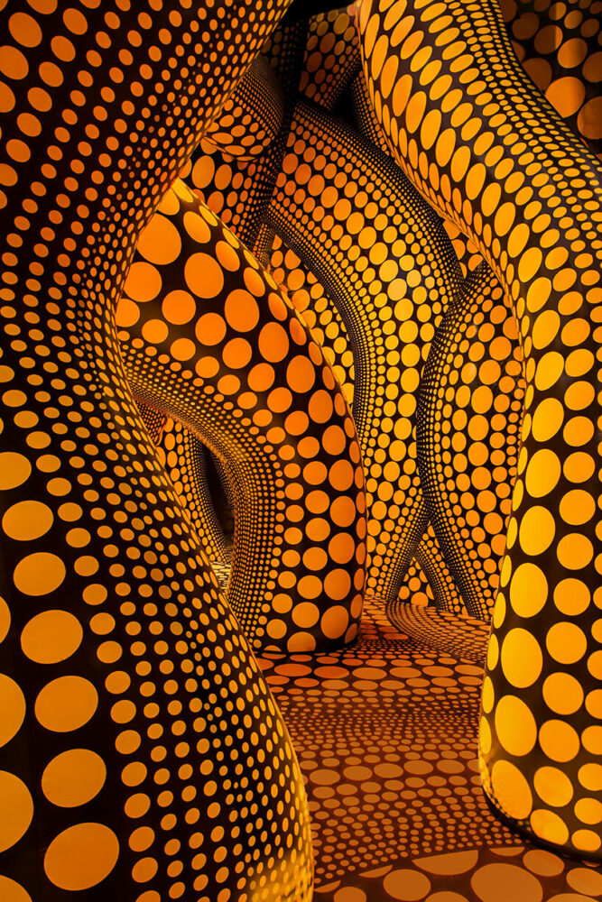 yayoi kusama's inflatable works take over manchester in 'you, me & the ...