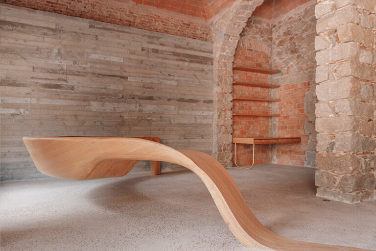 amelia tavella's curvilinear furniture-sculpture hybrid twists from ...