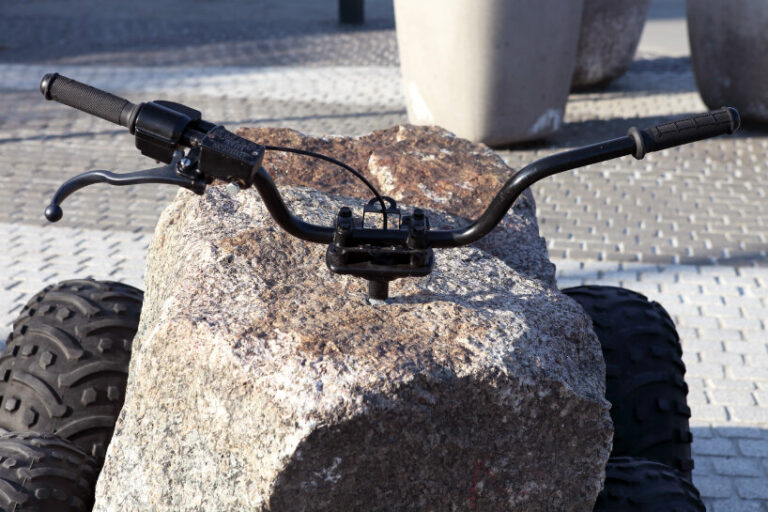 baptiste debombourg carves granite into jet ski and all-terrain vehicle ...