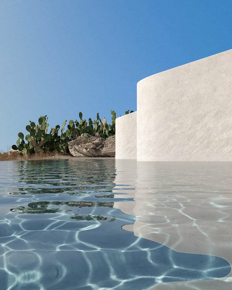 curved line residence by gnb architects emerges from the natural ...