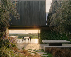 HDR | rice daubney curves wood walls through novartis australia HQ