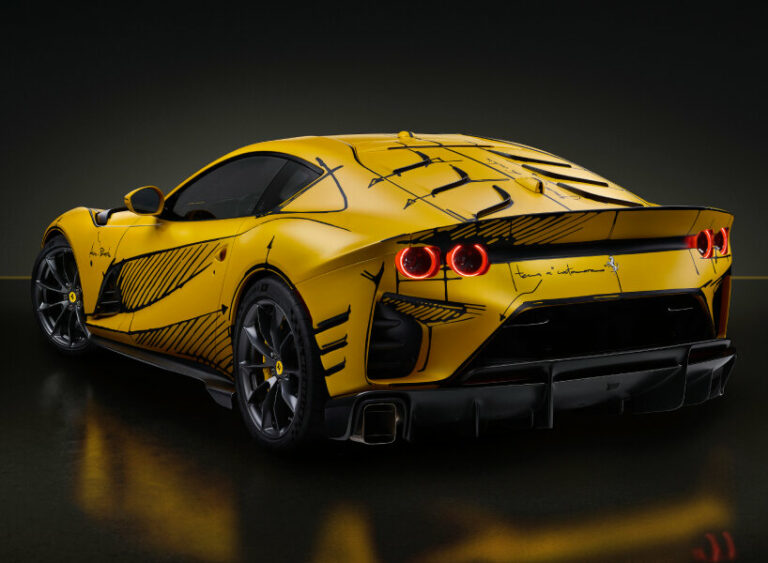 ferrari’s one-off 812 competizione tailor made car in matte giallo ...