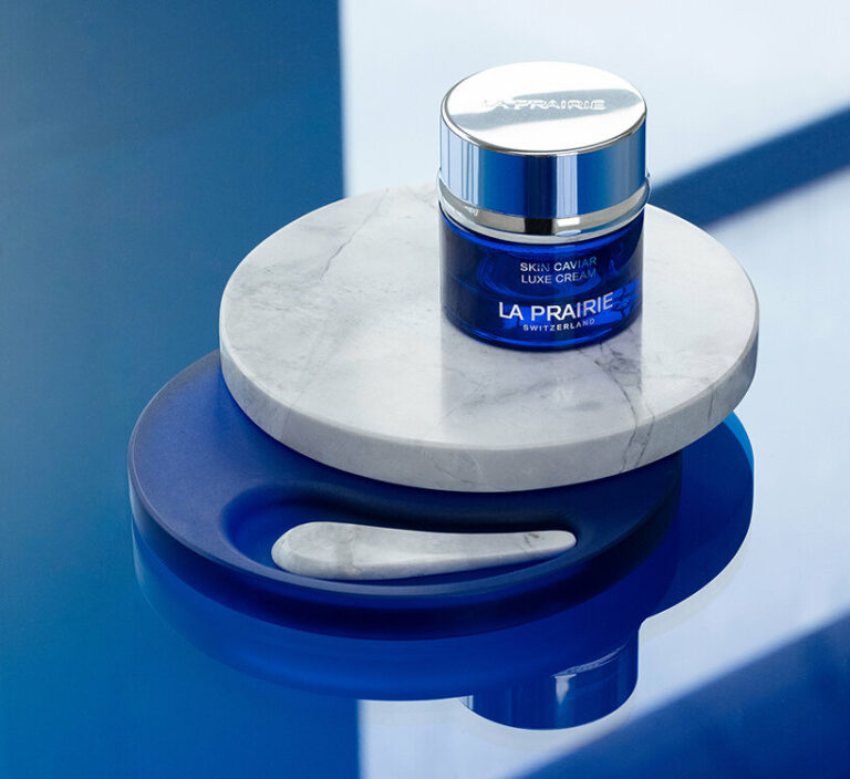la prairie x sabine marcelis turns skincare into an acts of indulge