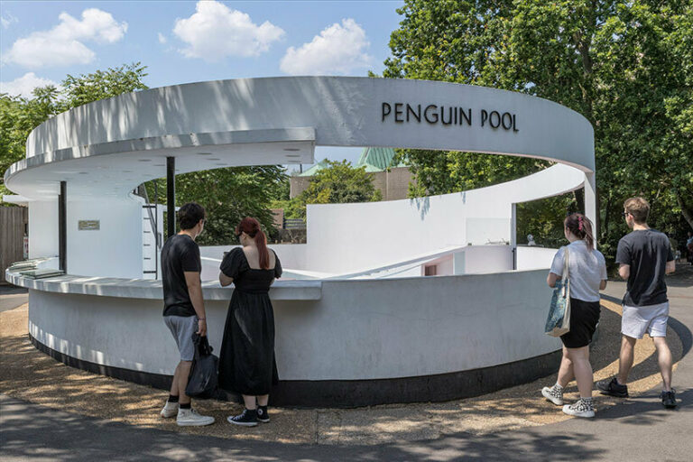 danica o. kus captures the modernist penguin pool in london zoo