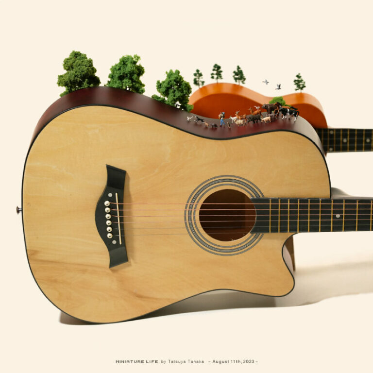 tatsuya tanaka captures everyday life in a calendar of miniature ...