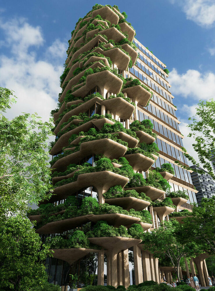 lush terraces by victor ortiz climb urupê tower like fungal growths