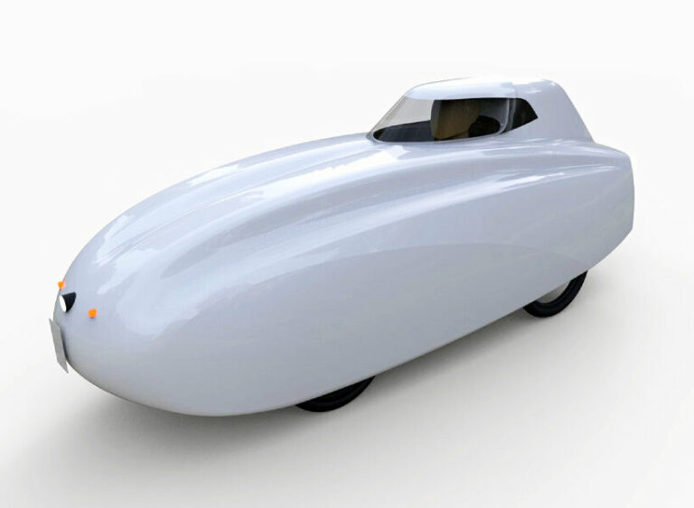 motorized velomobile VM45 can cruise without pedaling using electric ...
