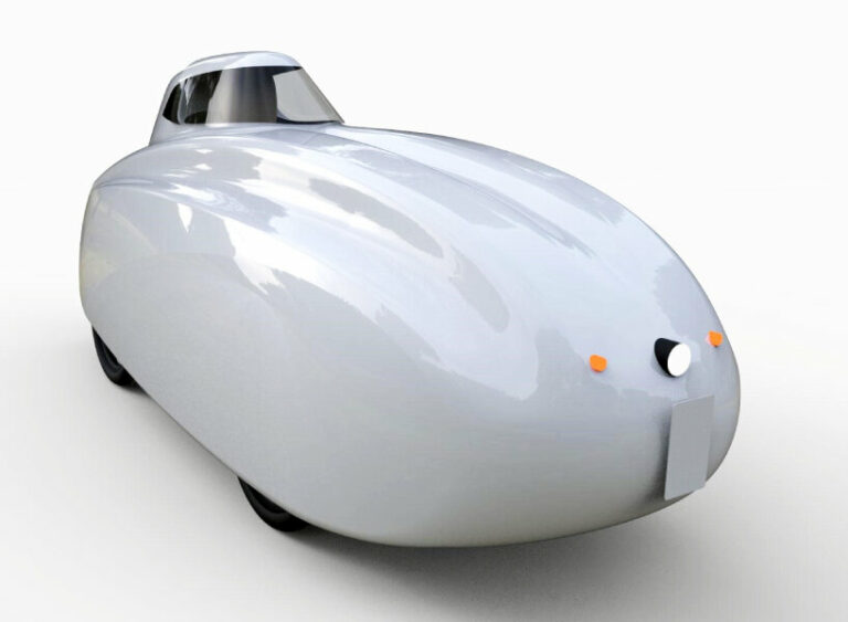 motorized velomobile VM45 can cruise without pedaling using electric ...
