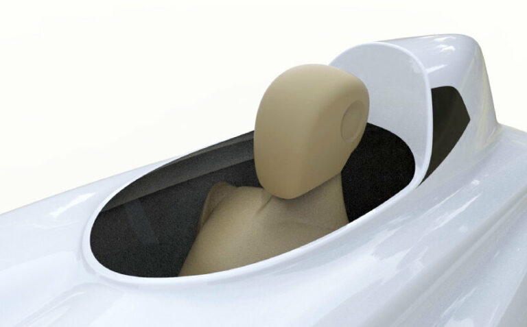 motorized velomobile VM45 can cruise without pedaling using electric ...