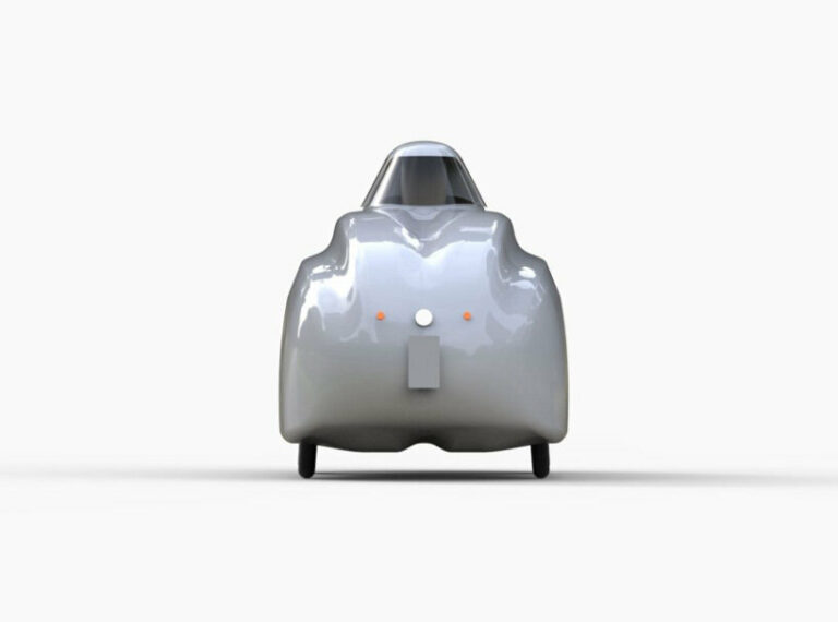 motorized velomobile VM45 can cruise without pedaling using electric ...