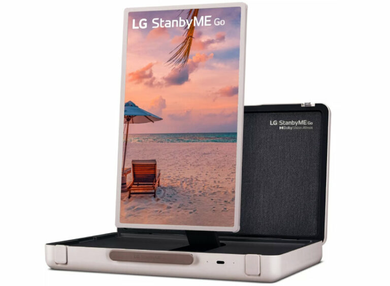 LG puts rotating TV in suitcase so travelers can play movies, games ...