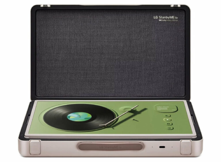 LG puts rotating TV in suitcase so travelers can play movies, games ...