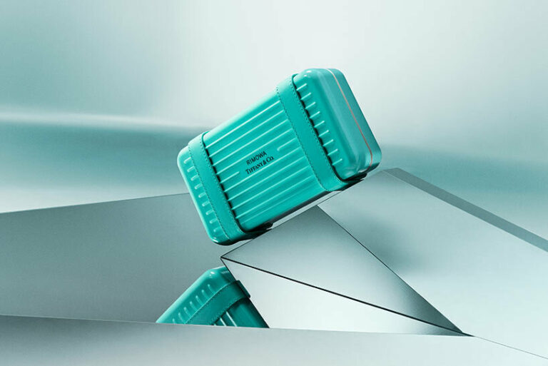 RIMOWA x tiffany collection merges two icons with diamond design