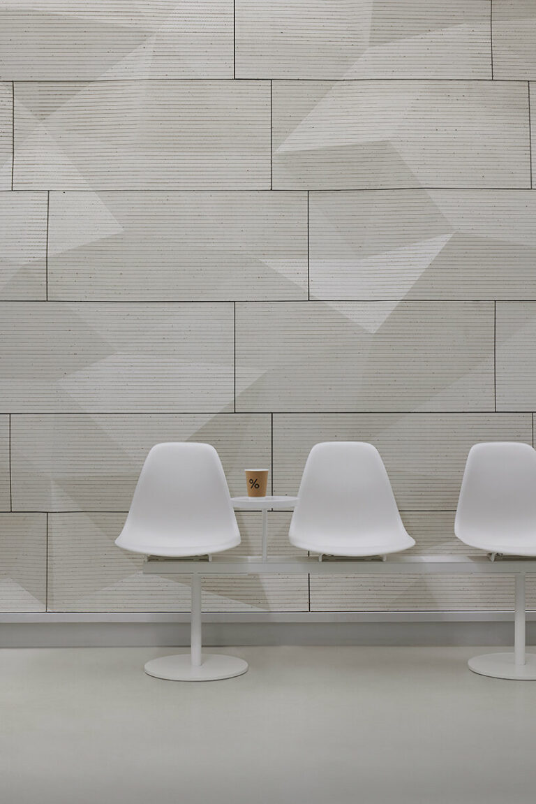 % arabica union station in toronto reveals faceted wall terrains