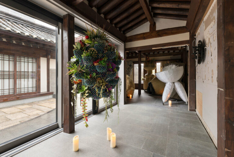 haegue yang's straw creatures take over 'latent dwelling' exhibition at ...