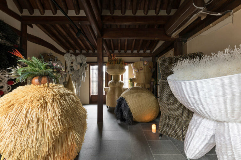 haegue yang's straw creatures take over 'latent dwelling' exhibition at ...