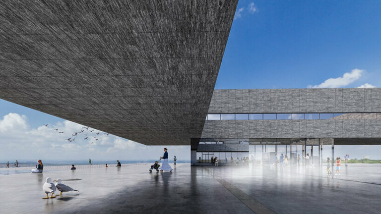 OPEN envisions space crystals & sea square in yantai, china