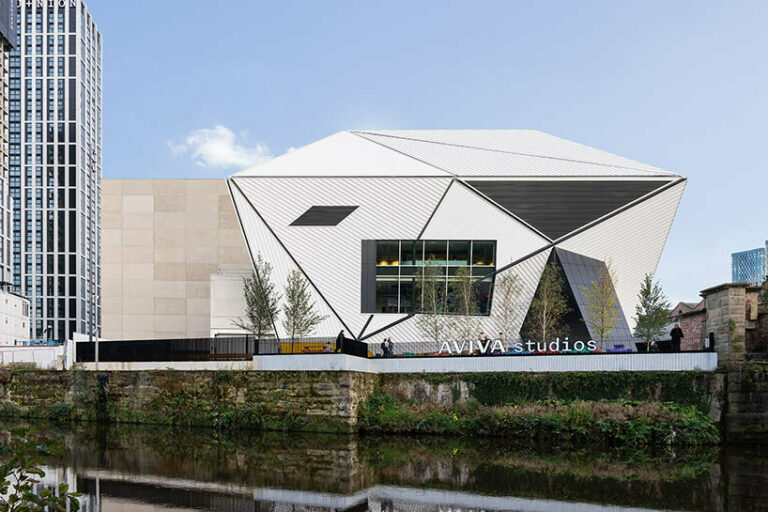 OMA completes aviva studios, a new cultural hub in manchester