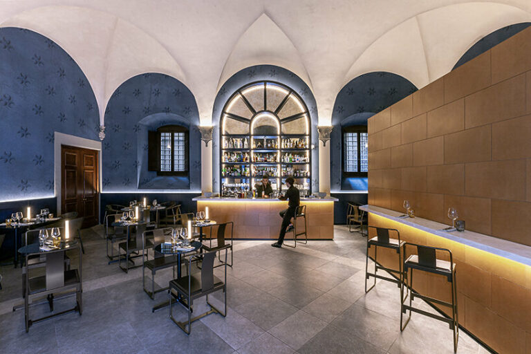inside novembre studio's palazzo strozzi bistrò in florence