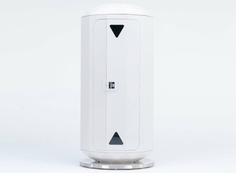 standing sleeping pods help people take power naps on their feet while ...