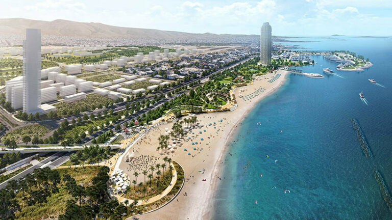 the ellinikon: greece's coastal plan taps kengo kuma, foster, BIG