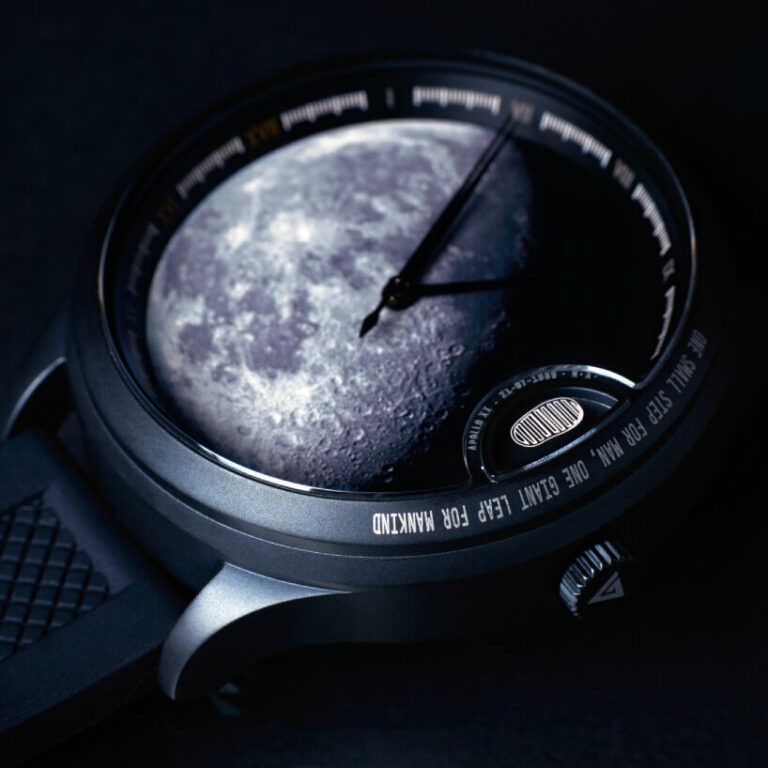 titanium watch with real moon dust from meteorite recalls NASA's apollo ...