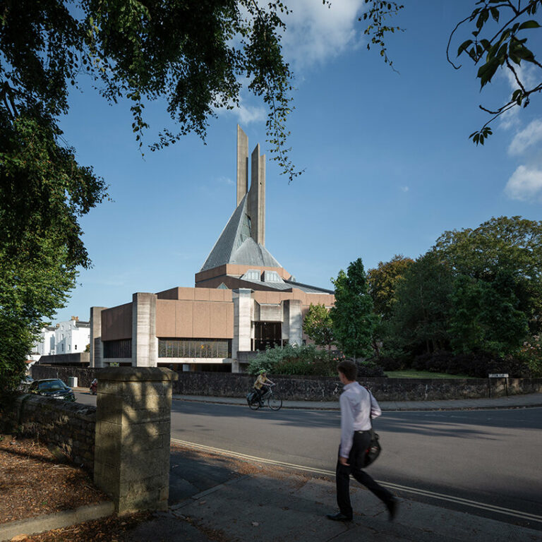 ste murray captures bristol's modernist clifton cathedral on its 50th