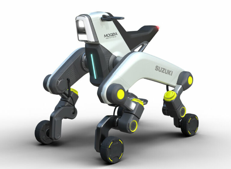 woof, woof! suzuki lets MOQBA out, a four-legged transport vehicle that ...