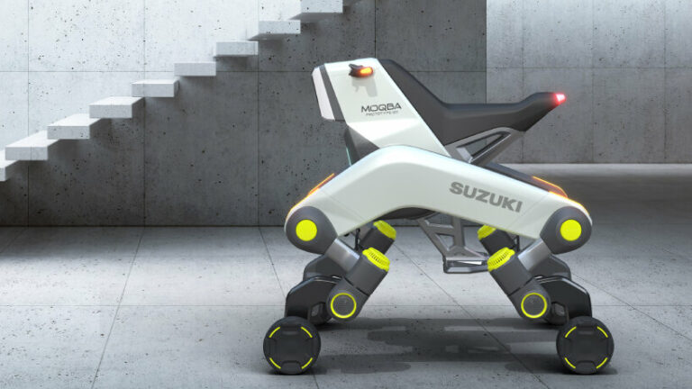 woof, woof! suzuki lets MOQBA out, a four-legged transport vehicle that ...