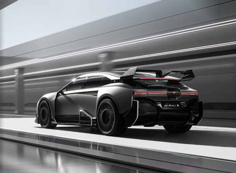 electric hypercar HiPhi A can sprint on the road from 0 to 100 km/h in ...