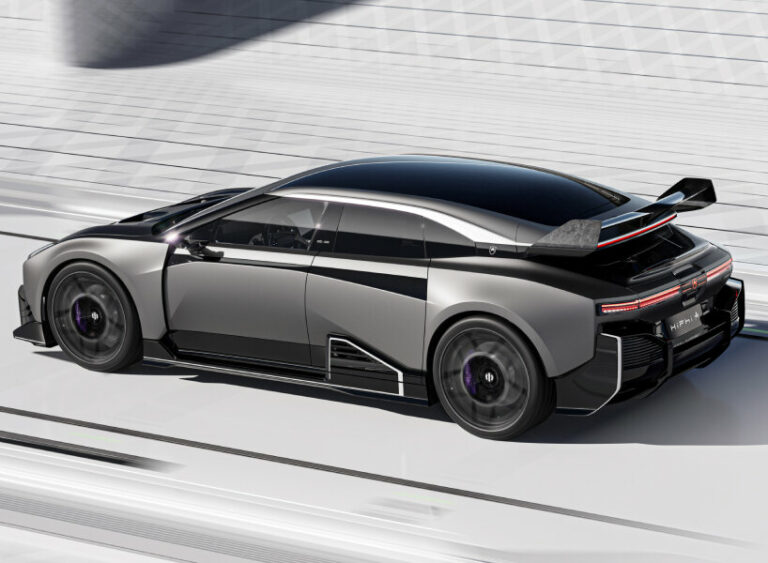 electric hypercar HiPhi A can sprint on the road from 0 to 100 km/h in ...