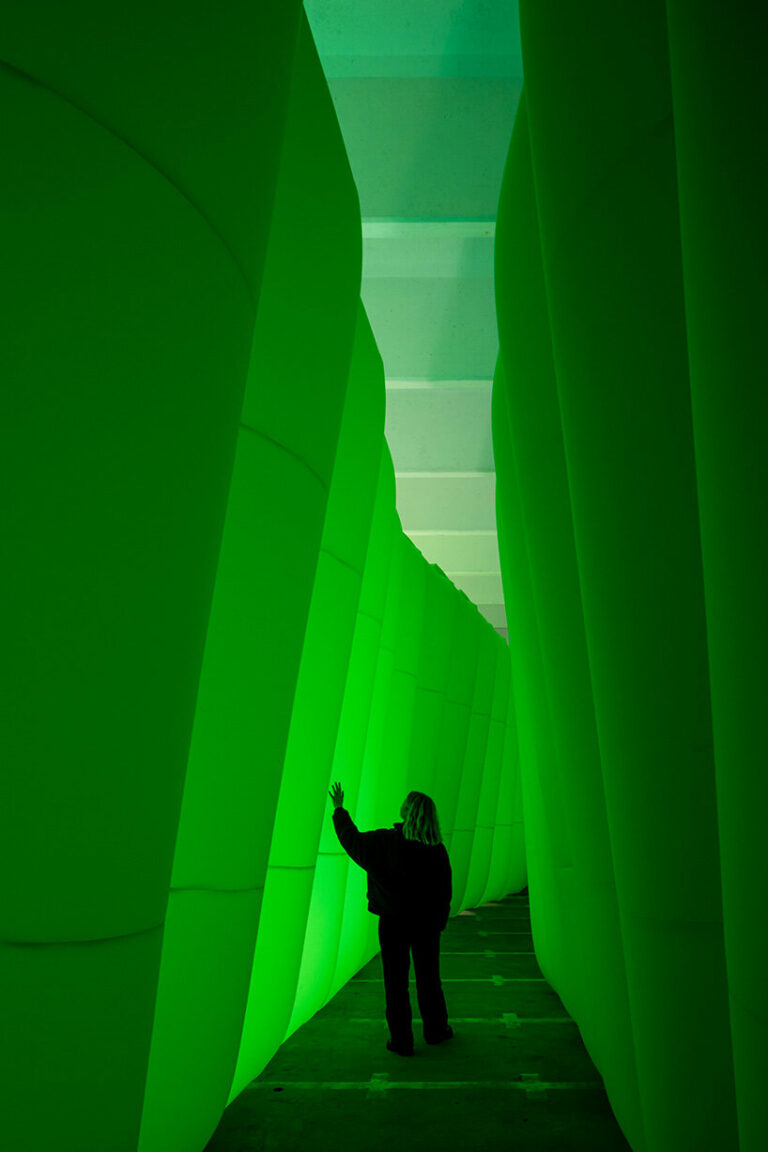 colossal inflatable landscape transforms dutch design week with organic ...