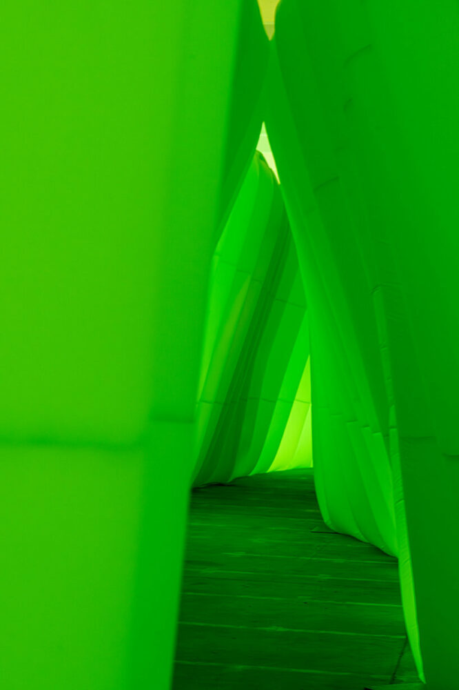 colossal inflatable landscape transforms dutch design week with organic ...