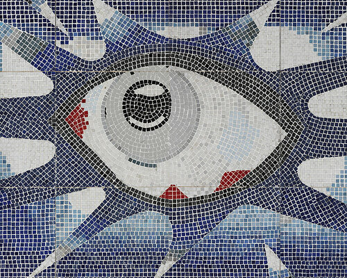 subterranean swimming pool mimics eroded landform with multiple levels