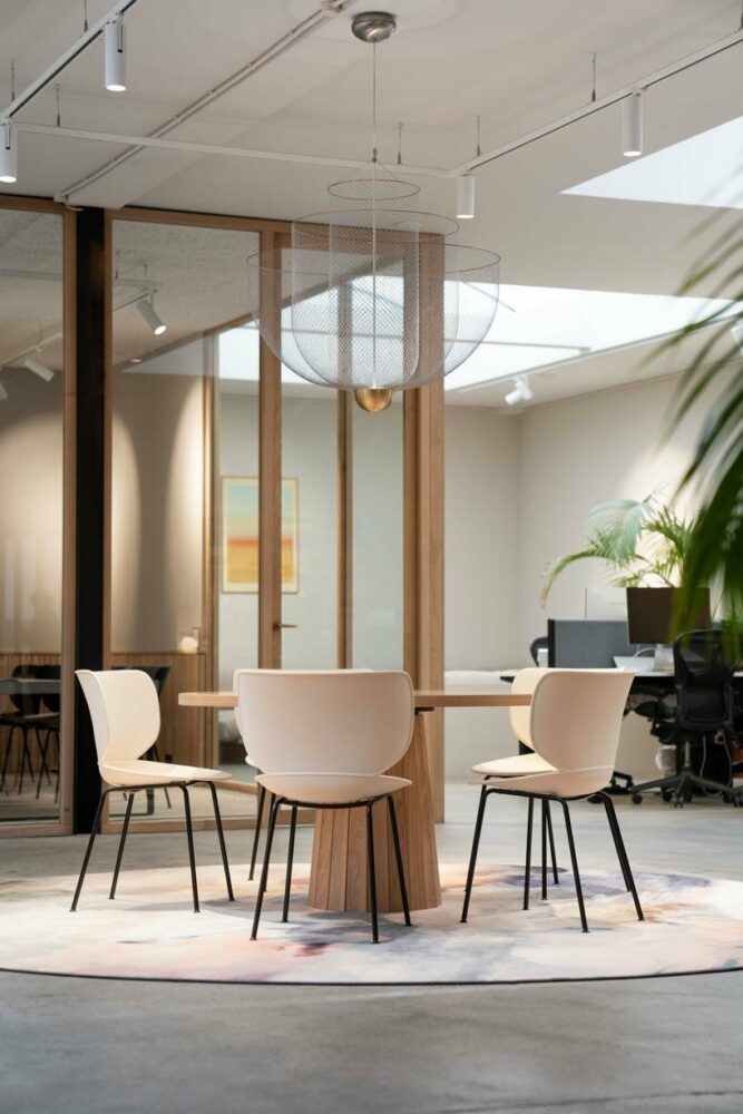 the moooi hana chair blooms with customizable shell and colors