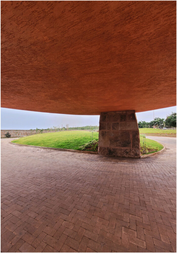 sP+A's hampi art labs in india unfolds with an undulating architecture