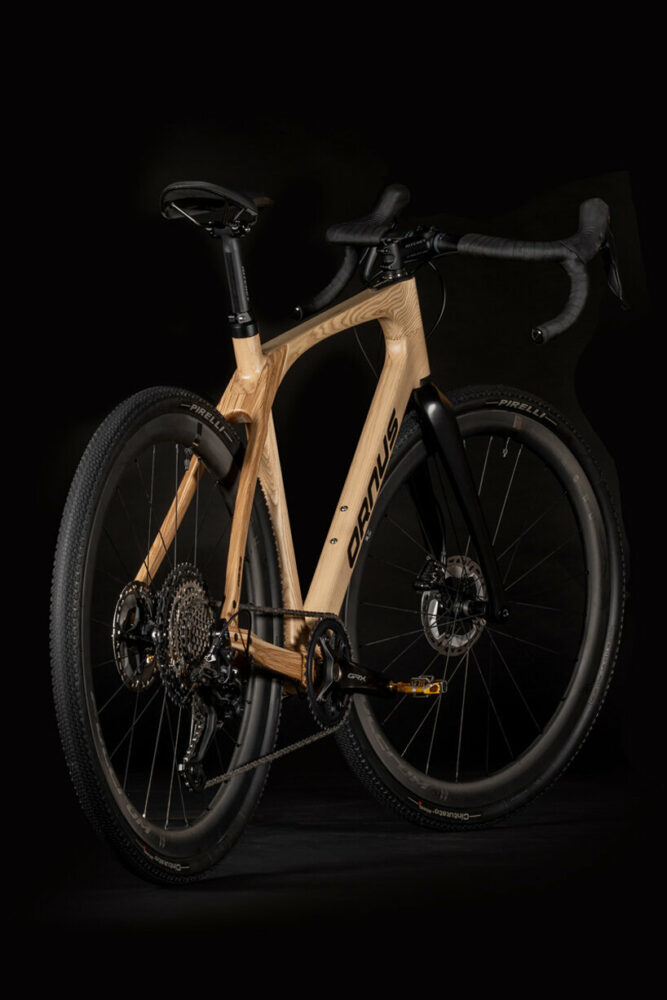 ornus gravel wood bike combines sustainability and comfort for smooth ...